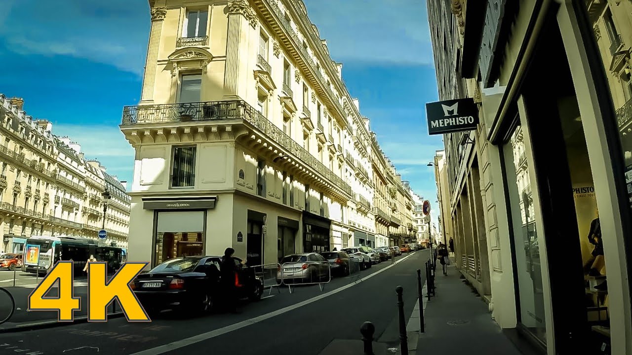 Walking in Paris: Rue Sainte-Anne, Passage Choiseul - YouTube