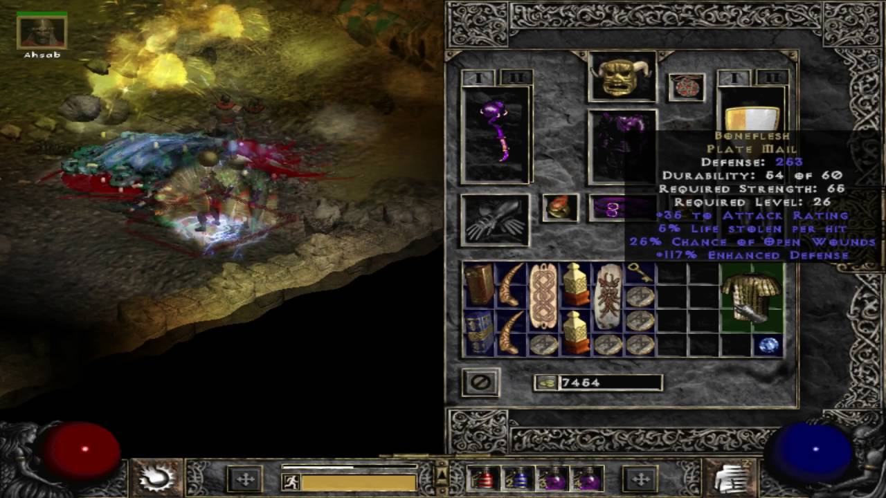 What is Boneflesh - Diablo 2 Items - YouTube