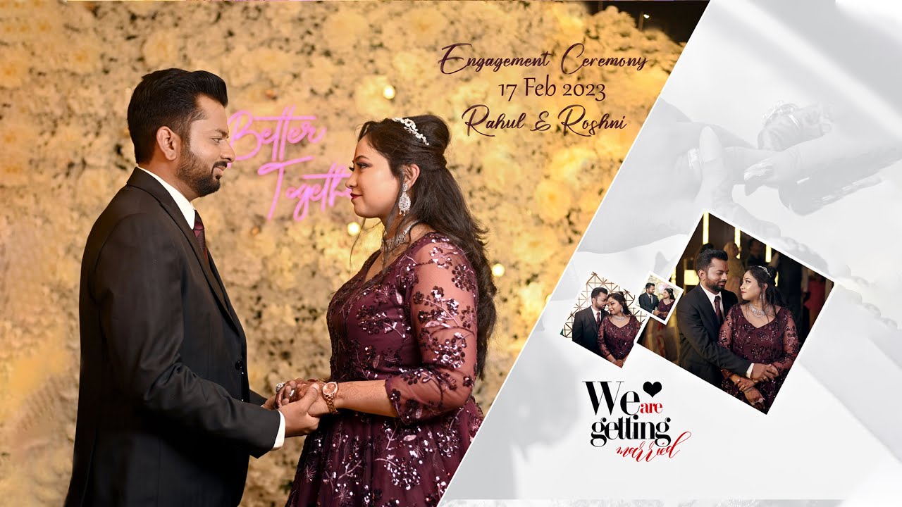 RAHUL ROSHNI | 💍 Ring Ceremony | Best Engagement Roka Video 2023 - YouTube