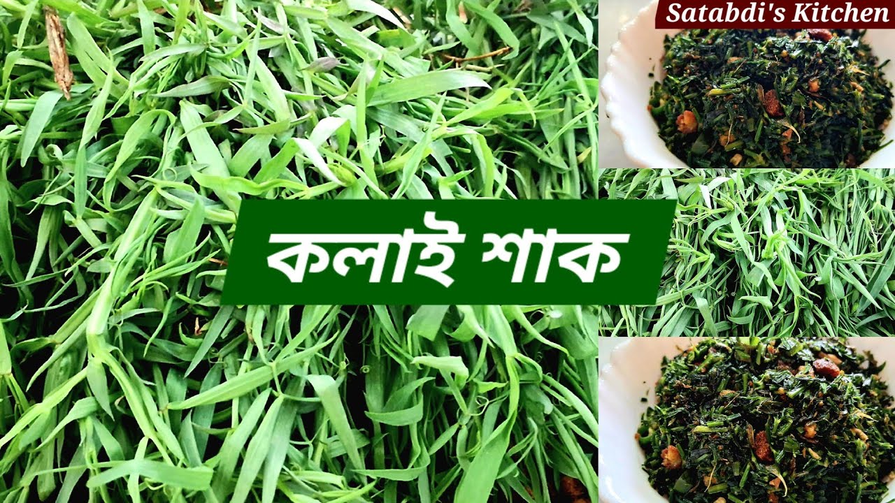 Kolai saag recipe bengali || Khesari shak recipe - YouTube