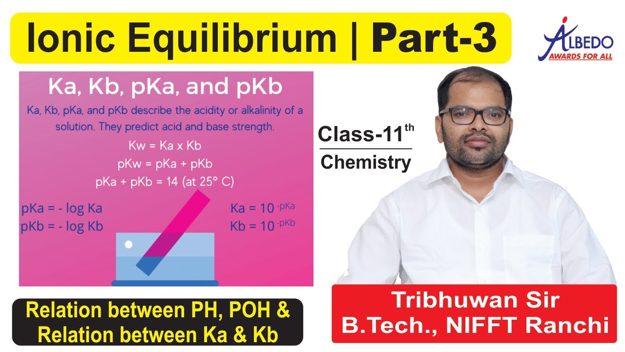 Ionic Equilibrium | Part-3 | Relation between PH, POH&Relation between ...
