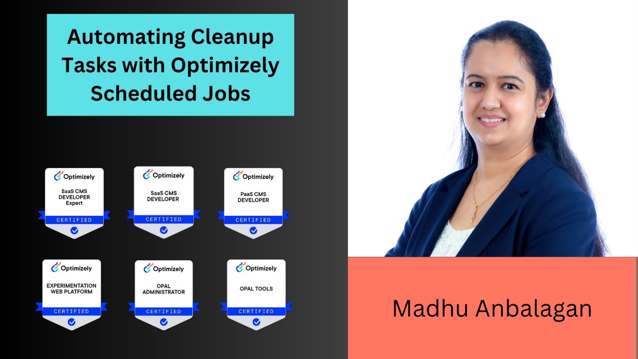 Automating Cleanup Tasks with Optimizely Scheduled Jobs - YouTube