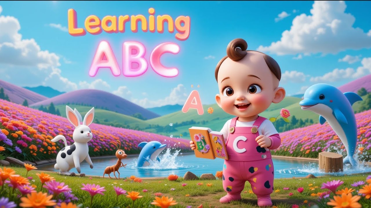 TOON KIDS TEACH ABC Learning Song | Alphabet Animal ABC with Zoo & Farm ...