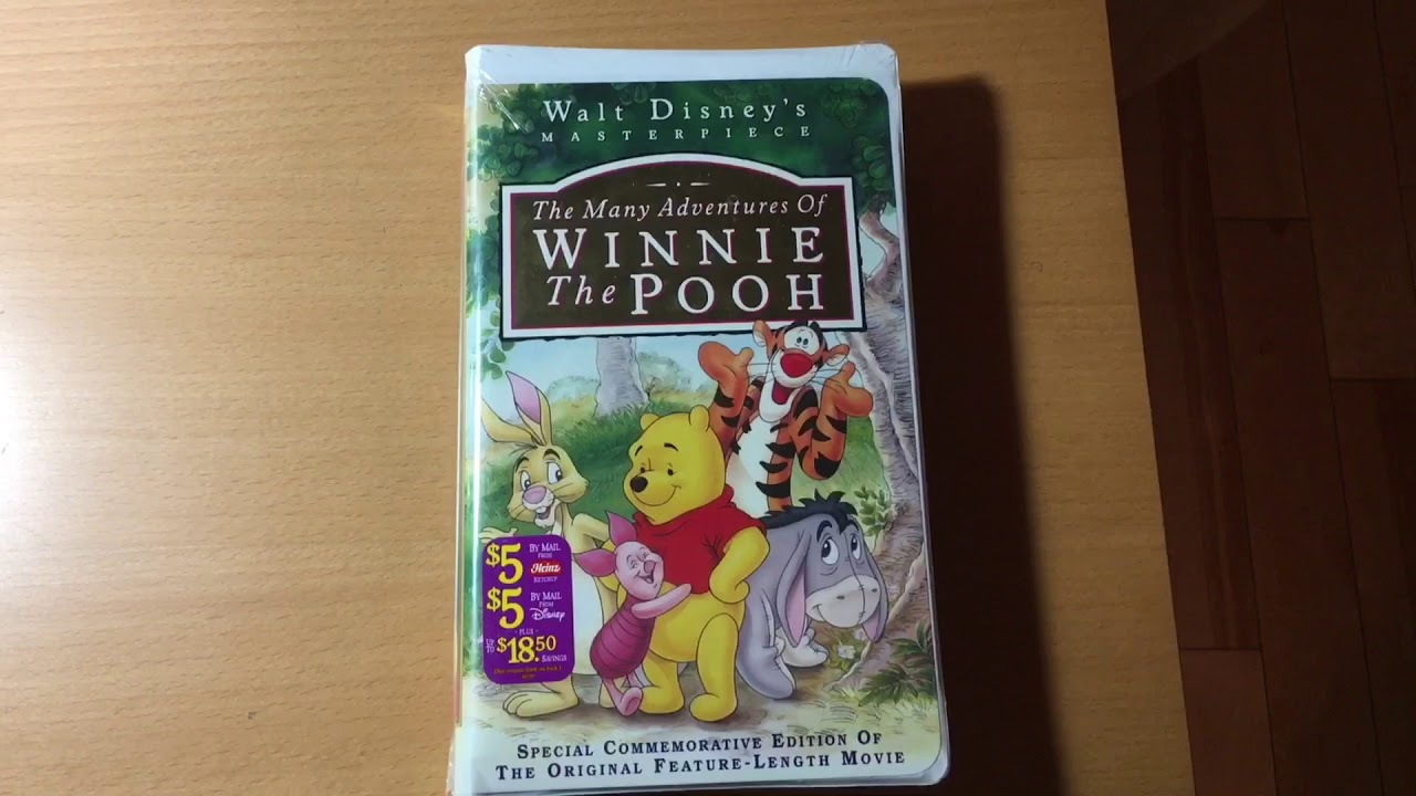 The Many Adventures Of Winnie The Pooh Vhs Unboxing - YouTube