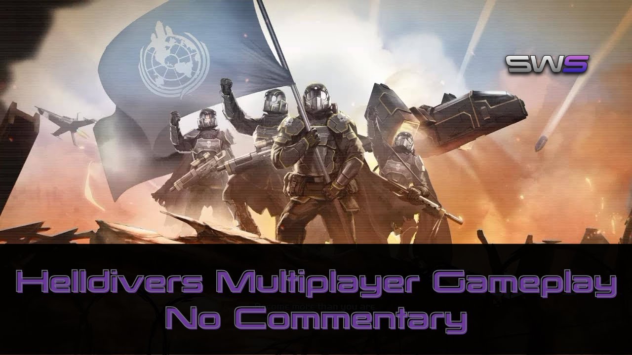 Hidden Gem: HELLDIVERS Multiplayer Co Op Gameplay No Commentary - YouTube