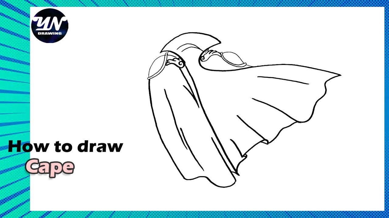 How to Draw Cape - YouTube