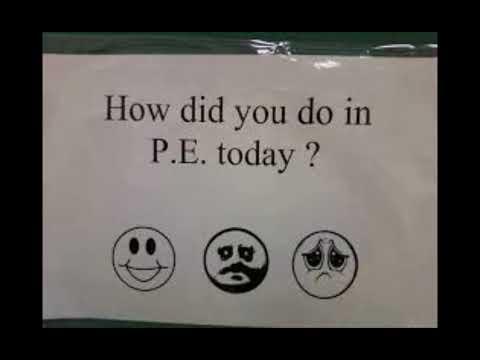 How did you do in pe today? - YouTube