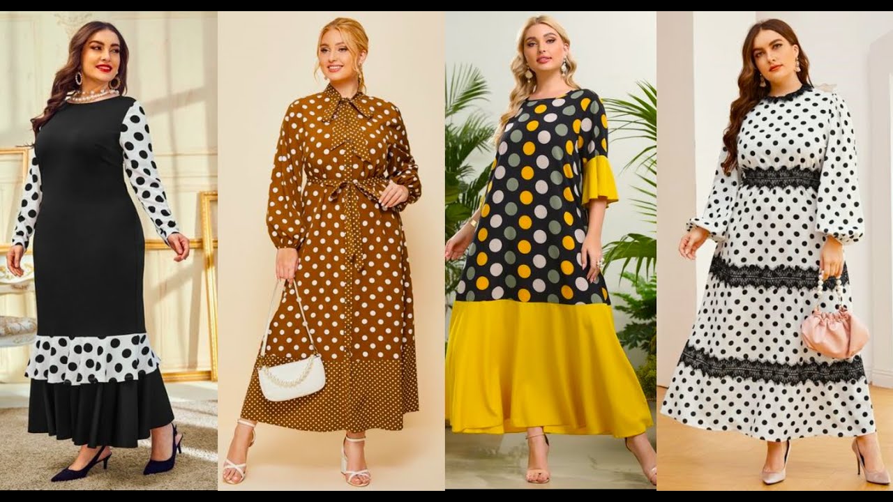 Exclusive And Outstanding Polka Dot Dresses For Women Safeeranaz