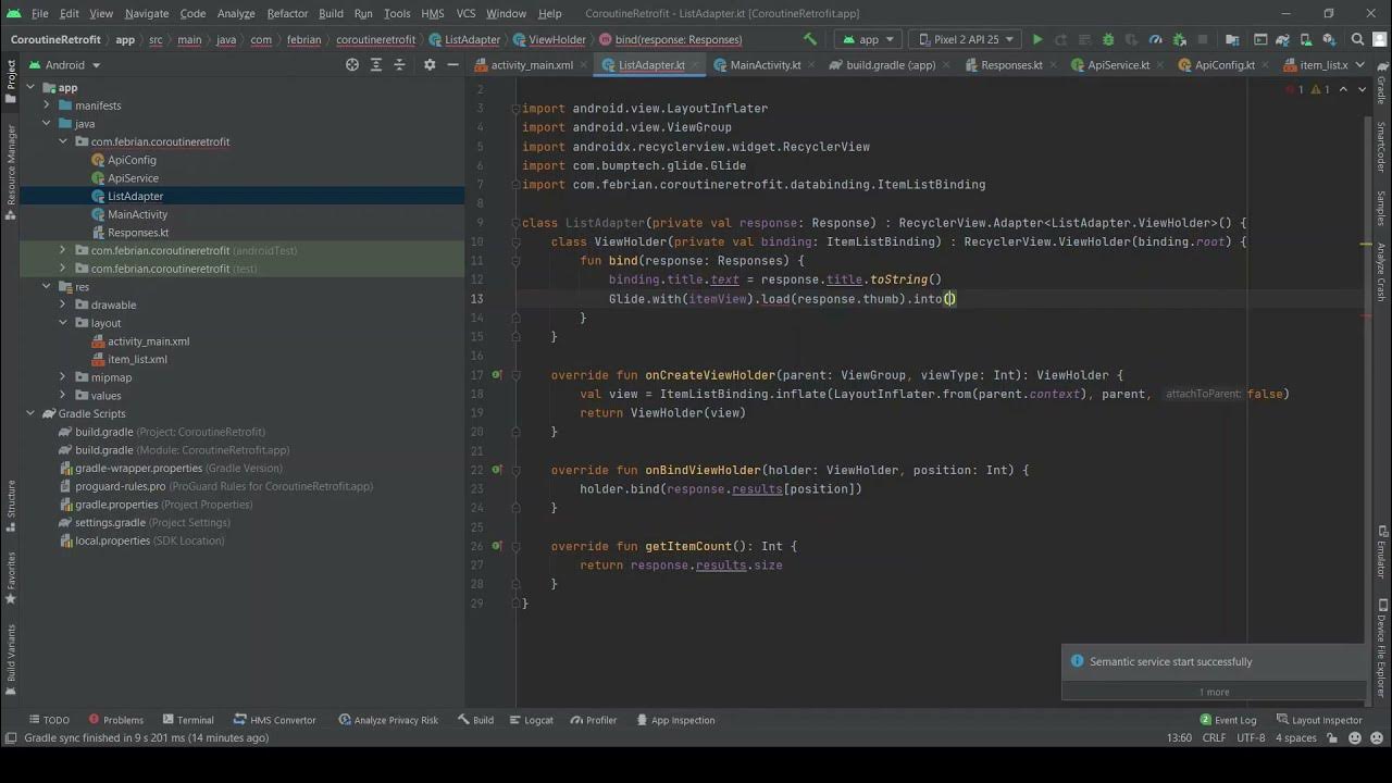 Retrofit with Kotlin Coroutines in Android Studio - YouTube