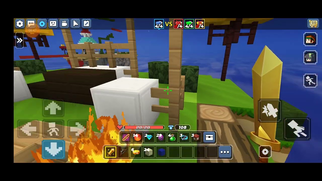 BLOCKMAN GO GAMEPLAY BEDWAR #3 - YouTube