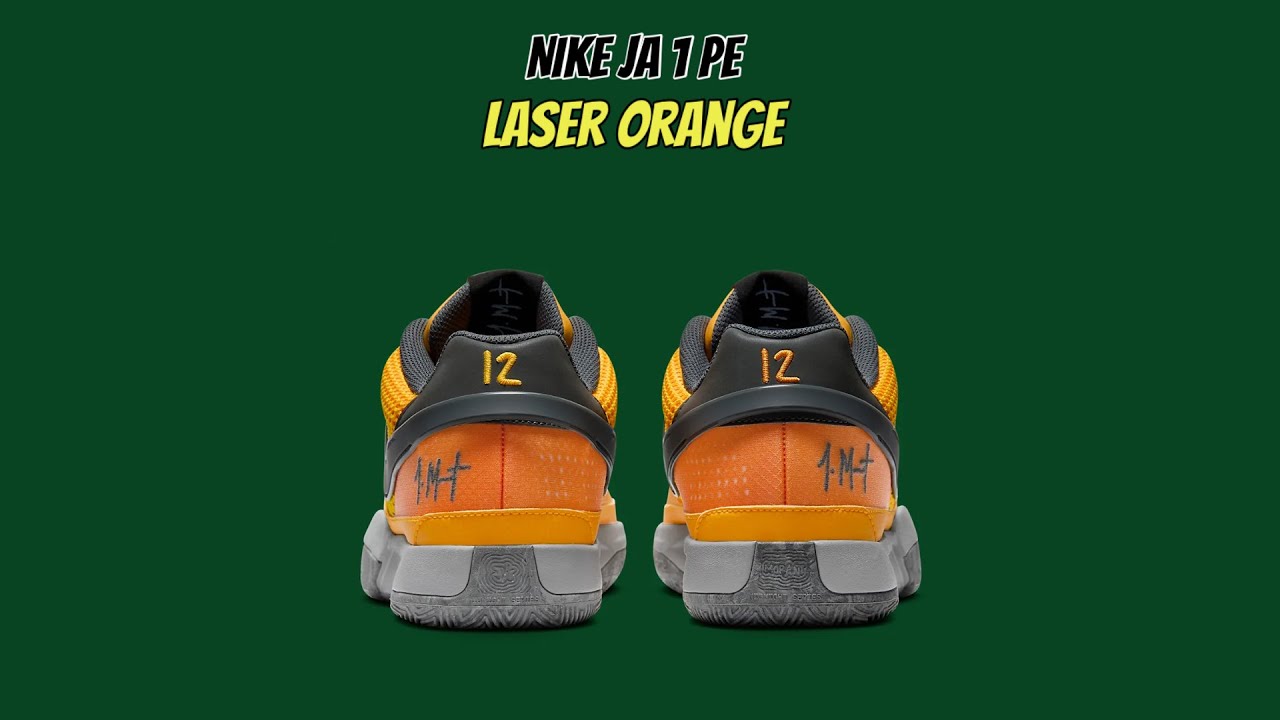 Nike Ja 1 PE Laser Orange - YouTube