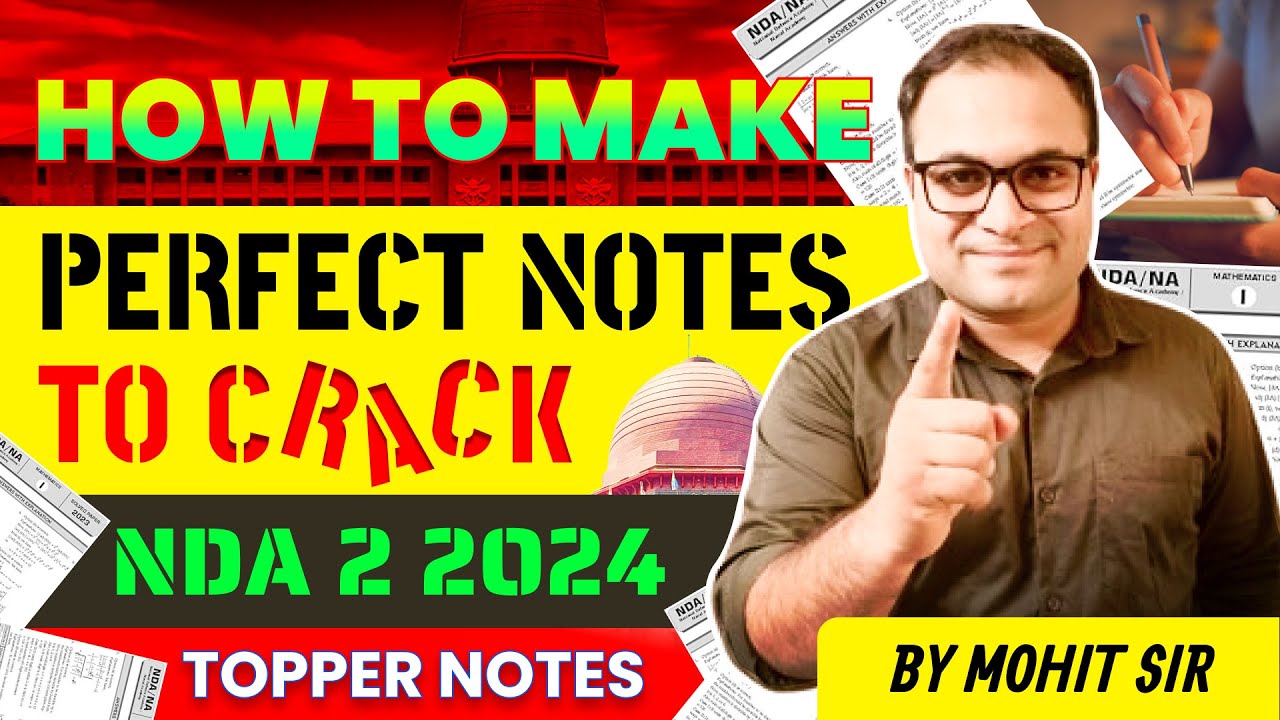 The Ultimate Guide to📝 Perfect Notes for NDA 2 2024 Exam | Best Study ...