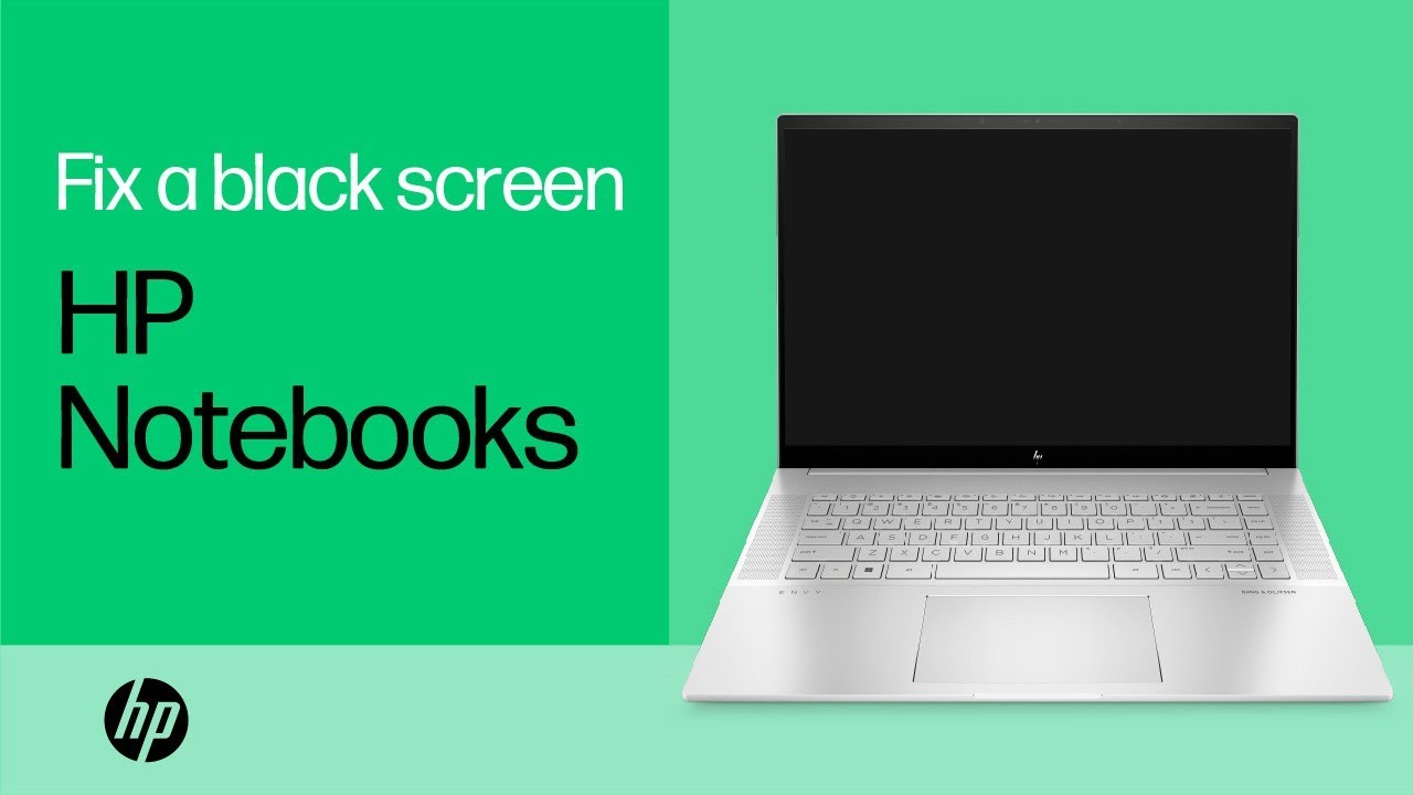 Fix a laptop that starts but the screen remains black | HP Notebooks ...