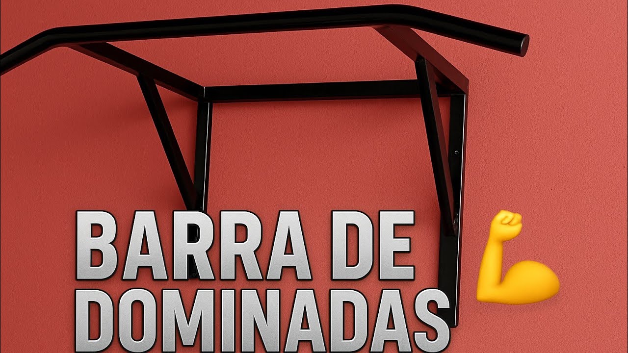 COMO HACER BARRA DE DOMINADAS CASERA - YouTube