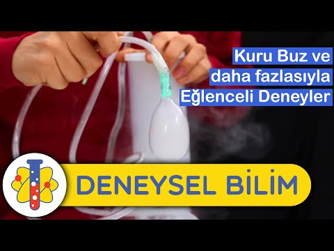 Eğlenceli Kuru Buz Deneyi | Evde Bilim Deneyleri | Deneysel Bilim - Lab 360 Turkish
