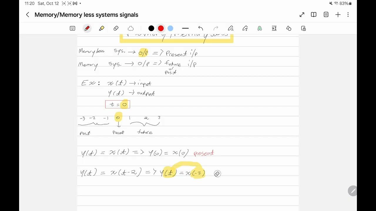 Memory is Memoryless systems. - YouTube