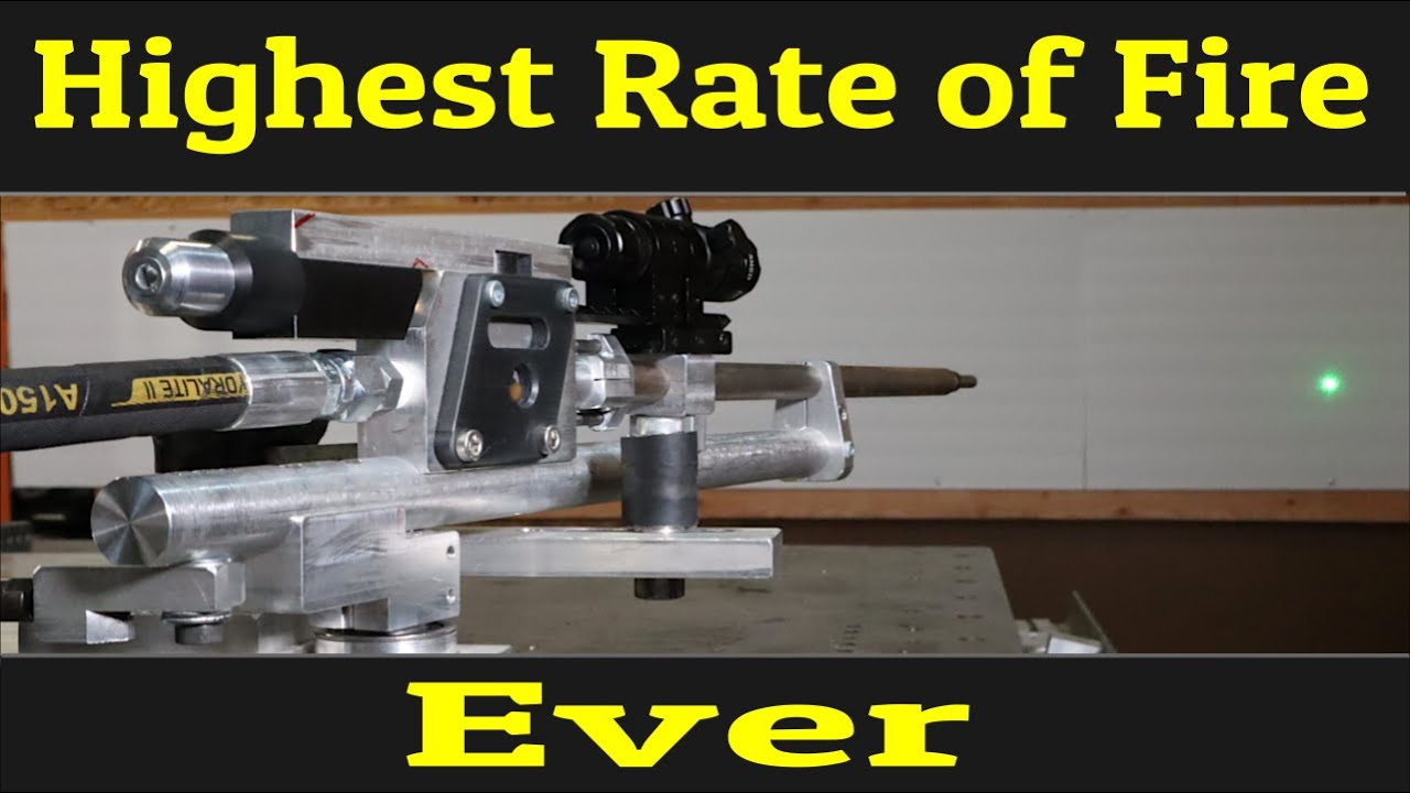 Worlds fastest firing Airgun - Faster than Metal Storm? - YouTube