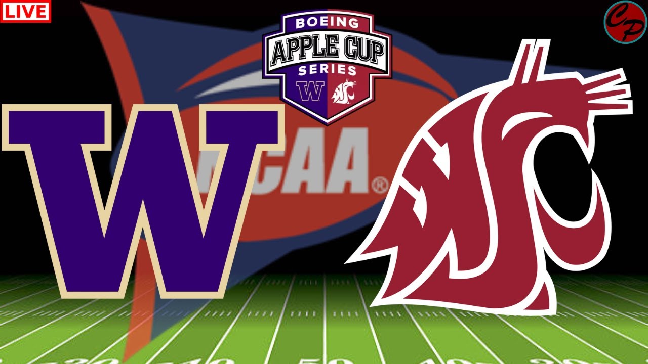 WASHINGTON STATE vs WASHINGTON APPLE CUP COLLEGE FOOTBALL LIVE GAME ...