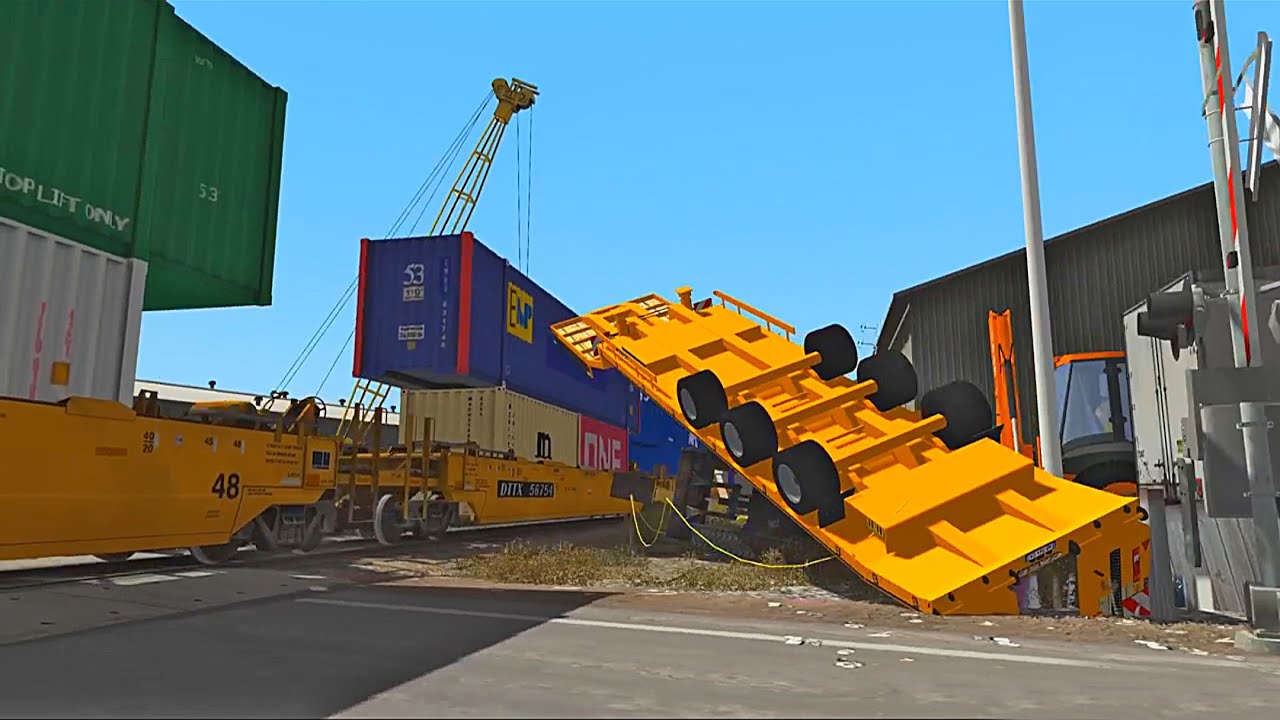Union Pacific Train CRASH!! - YouTube