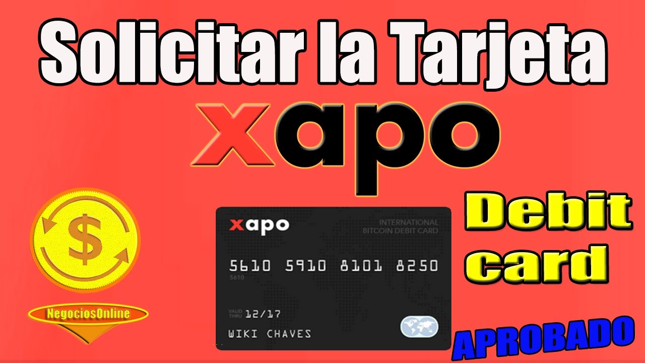 Como Solicitar la tarjeta de debito Xapo l Debit Card l Facil y Rapido ...