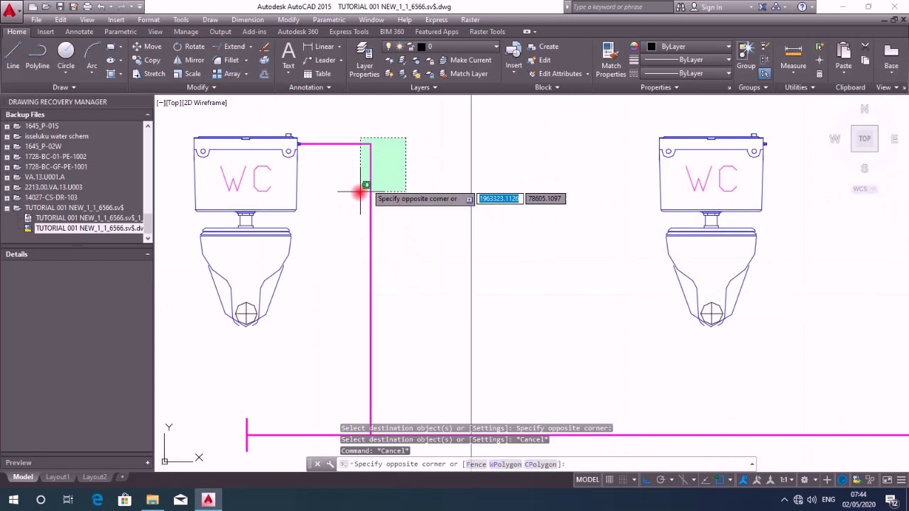 MEP (PLUMBING) WATER SUPPLY SCHEMATIC DIAGRAM IN AUTOCAD. Plumbing ...