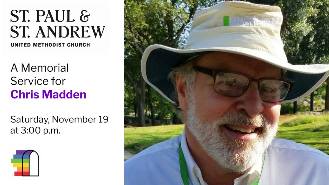 A Celebration of Life in memory of Chris Madden - YouTube