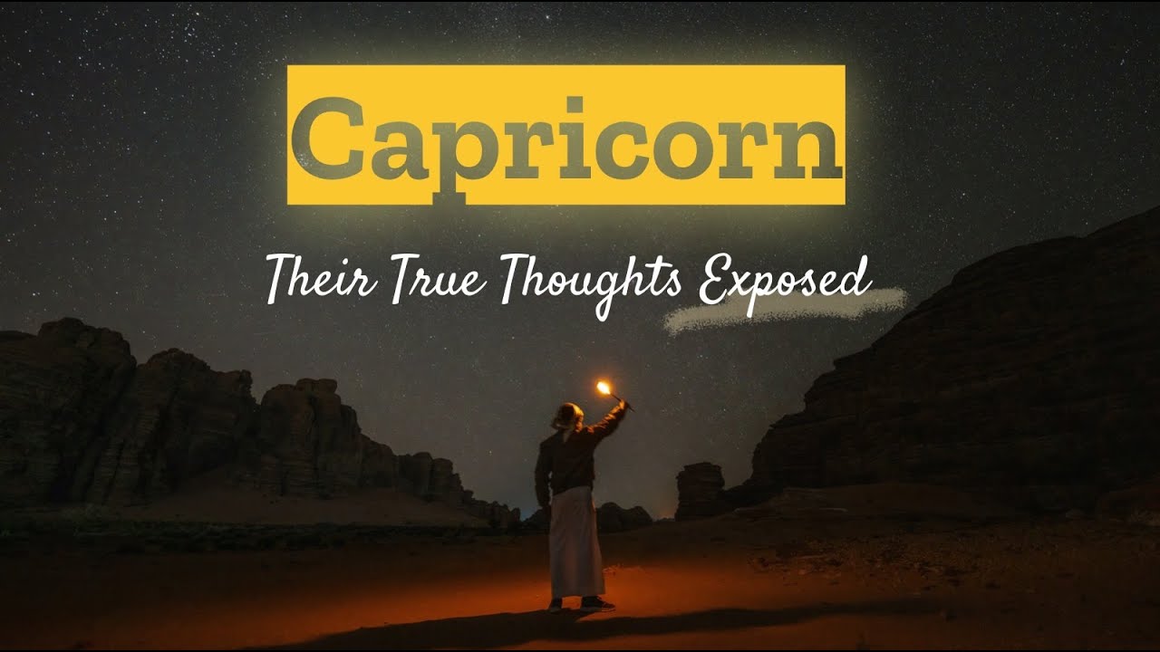 Capricorn - THEIR TRUE THOUGHTS EXPOSED (JULY 7-14, TAROT) - YouTube