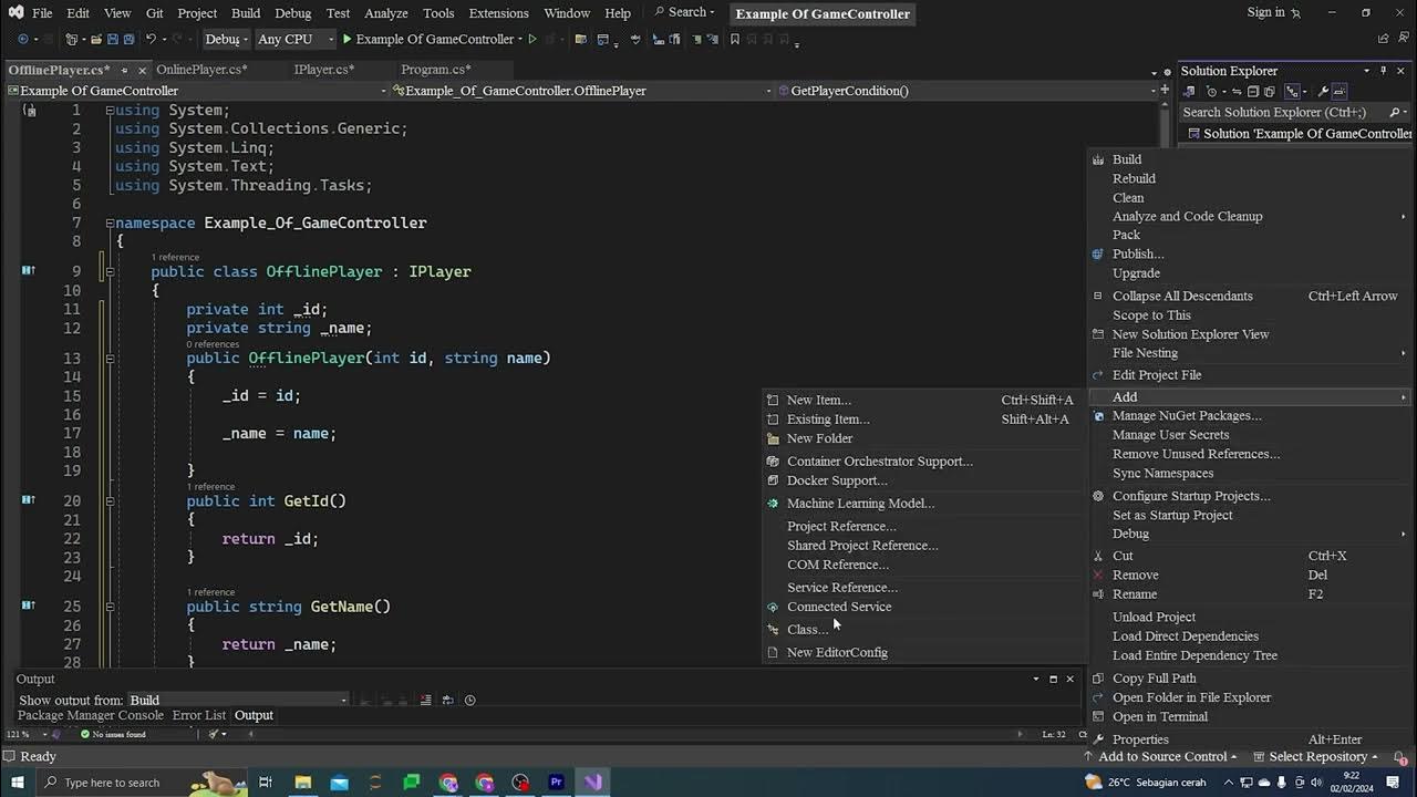 TUTORIAL ADVANCE C# 48 Example Of GameController - YouTube