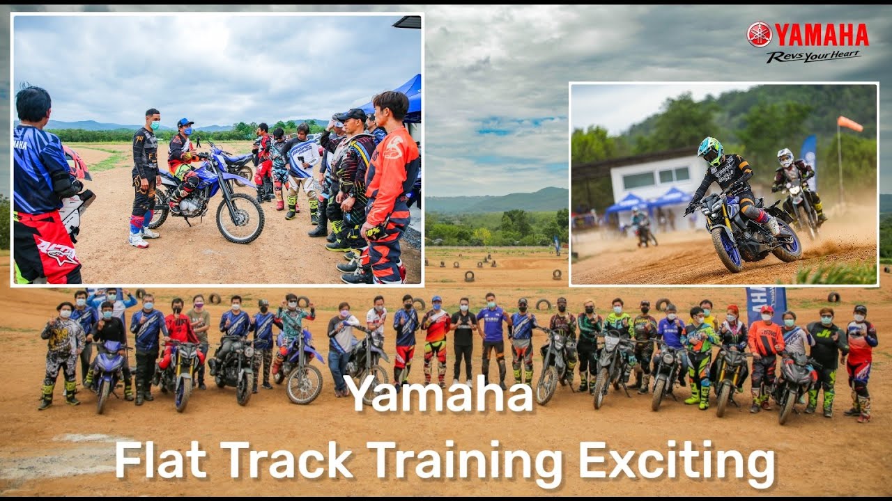 Yamaha Flat Track Training Exciting - YouTube