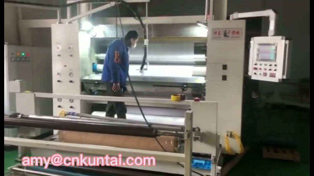 PUR hot melt glue laminating machine for textils/garments/protective suits/car seats materials ...