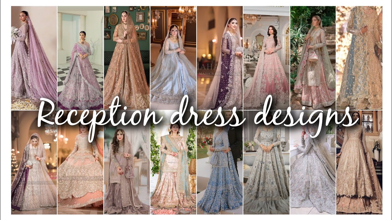 Reception dress for bride | walima dress designs | reception dress ...
