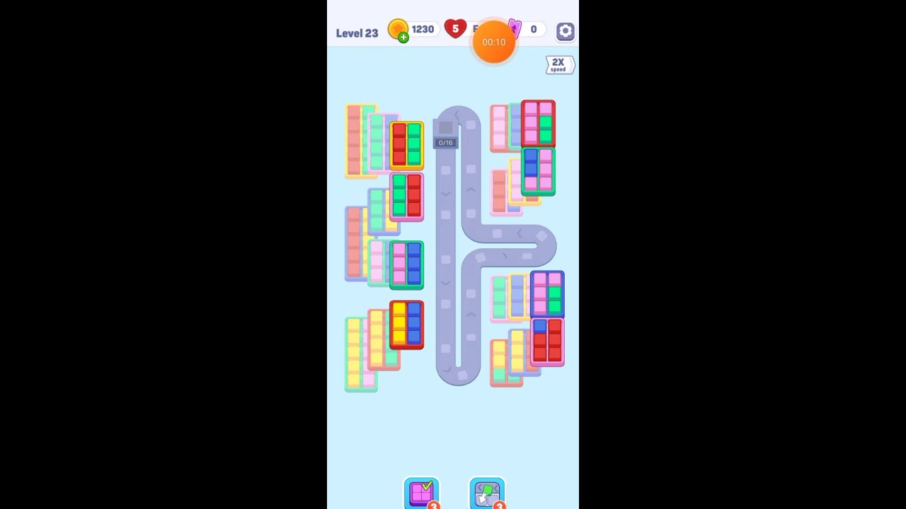 Color Cube Match Sort Puzzle - Level 23 - YouTube