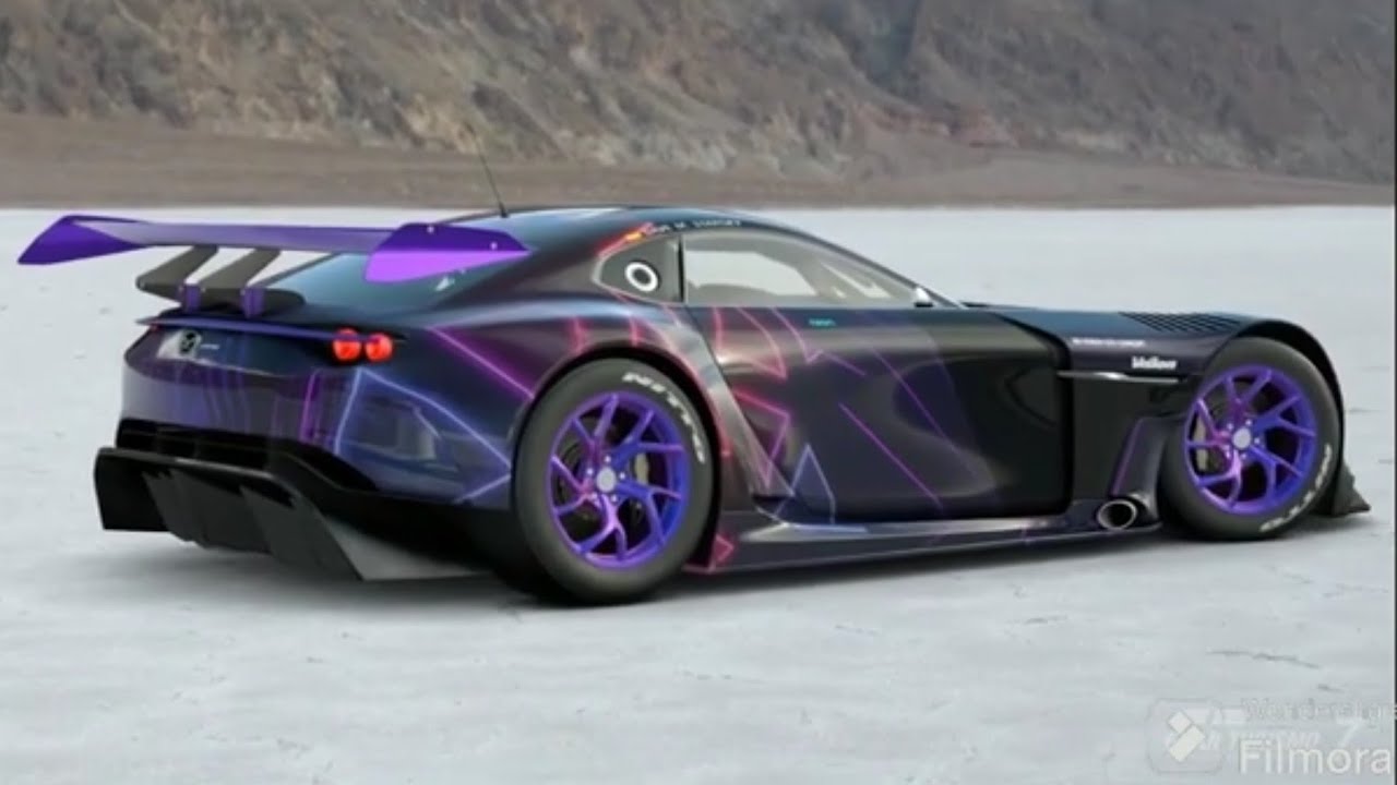 MAZDA RX VISION CONCEPT ANIMATED VIDEO "NEON" - YouTube
