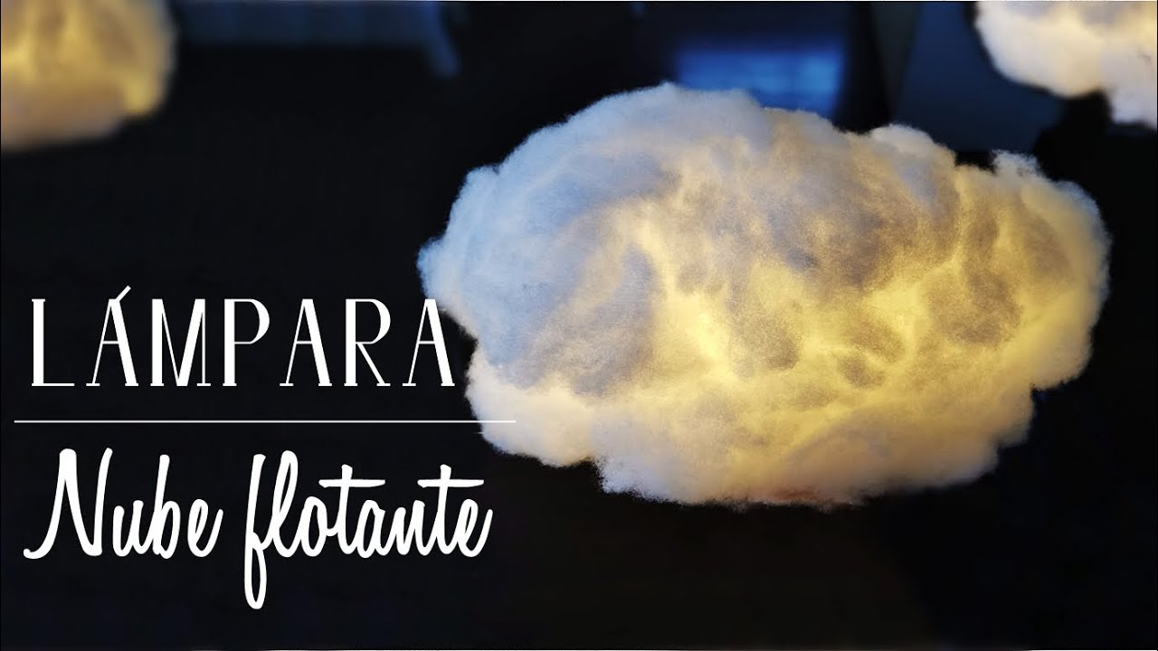Cómo hacer una LÁMPARA DE NUBE| Recicla tus BOTELLAS de plástico ...