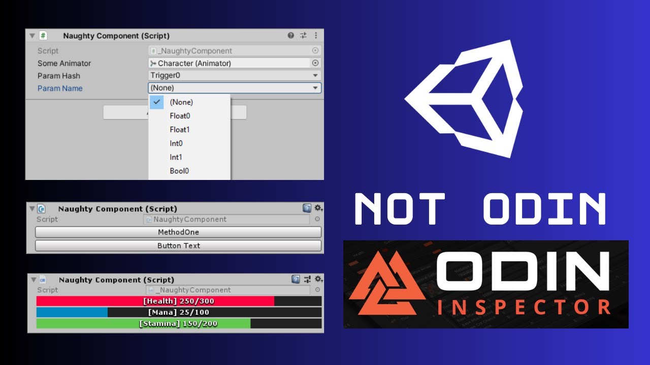 Free Odin Inspector Alternative Naughtyattributes Unity Tips And Tricks Youtube