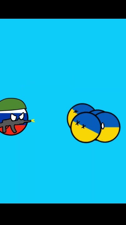 Russia vs Ukraina short animation #shorts #countryballs #animation - YouTube