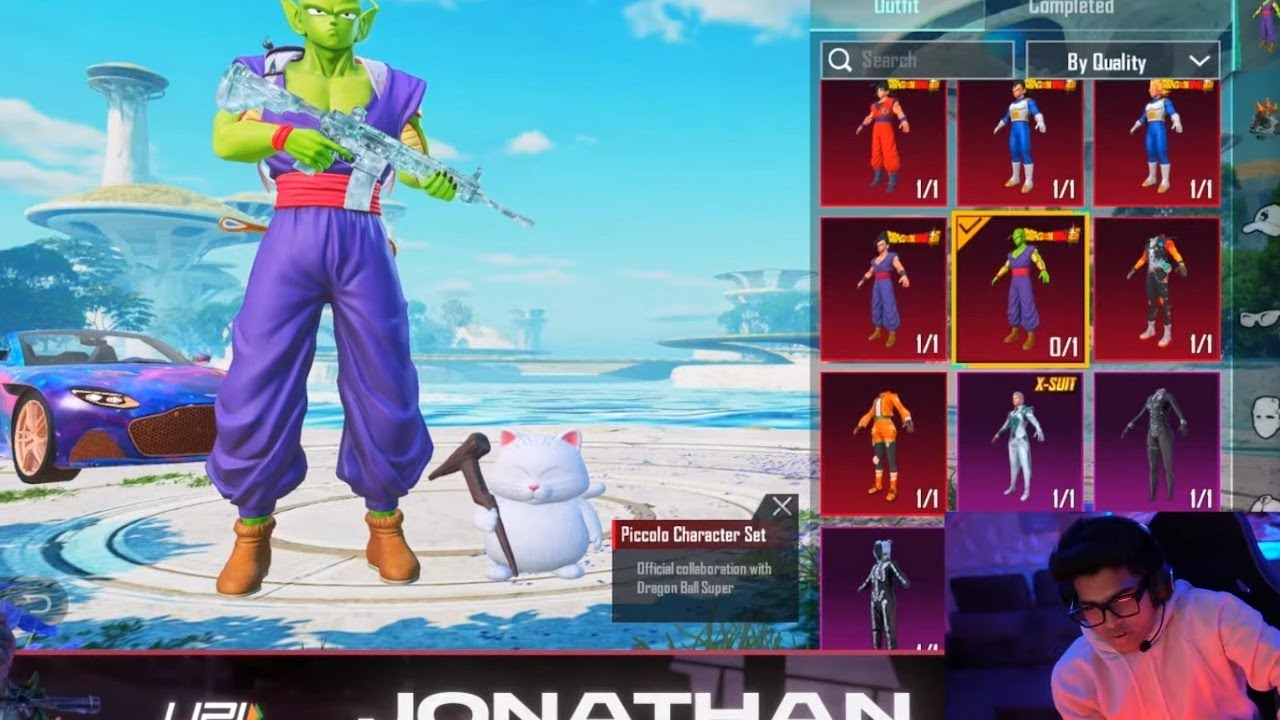 Jonathan outfit collection bgmi 1v4 cluch bgmi 2.7 update outfit - YouTube