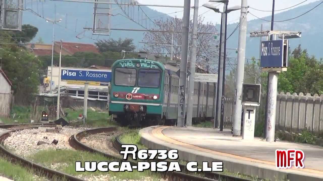 PISA TRAINS. - Treni alle stazioni di Pisa S.Rossore e Pisa Centrale ...