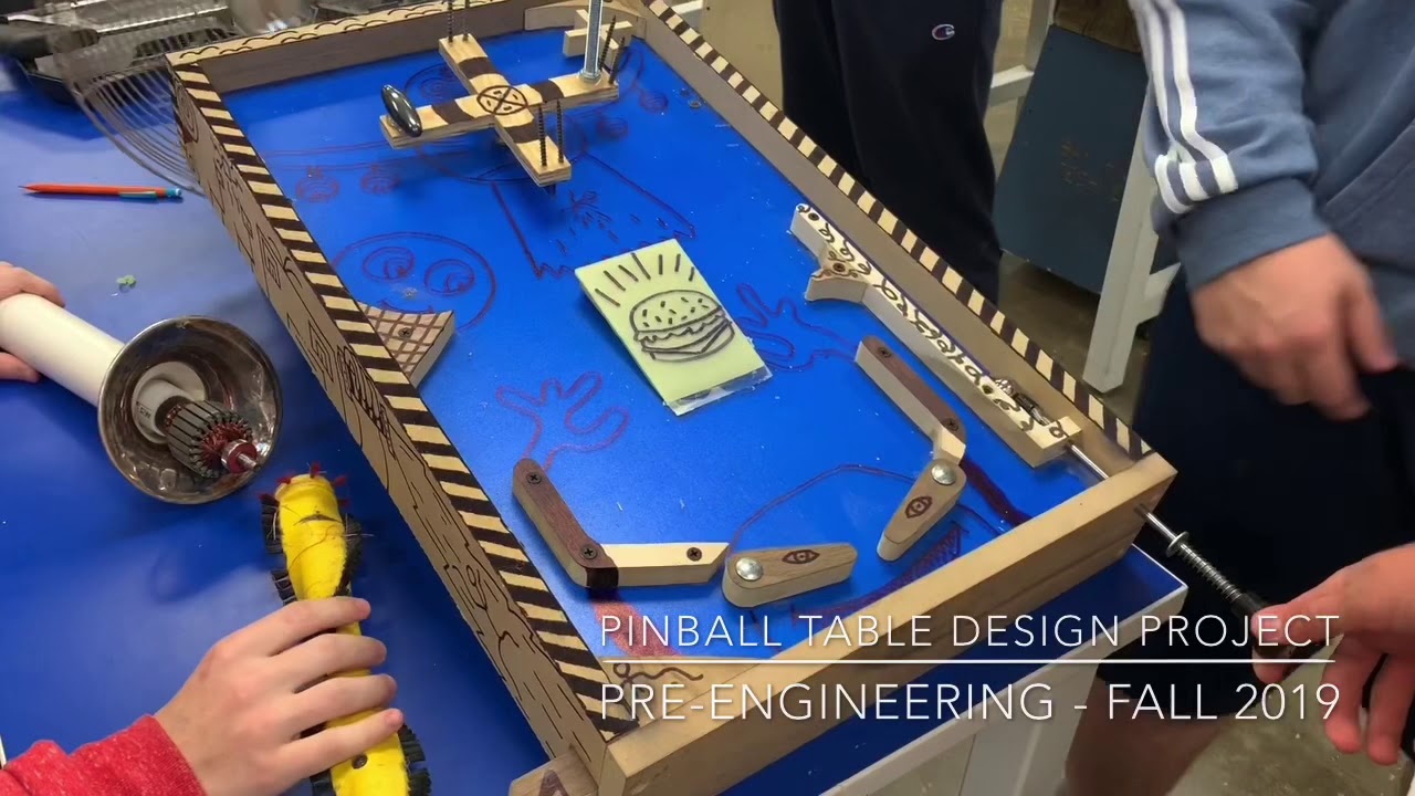 Pinball Table Design Project - Fall 2019 - YouTube