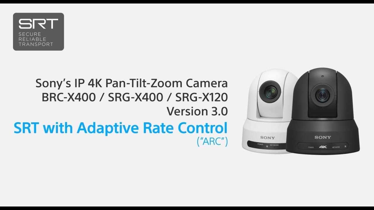 Sony’s IP PTZ Cameras with Adaptive Rate Control - YouTube