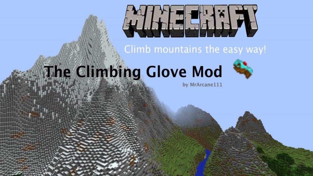 Minecraft Climbing Glove Mod - YouTube