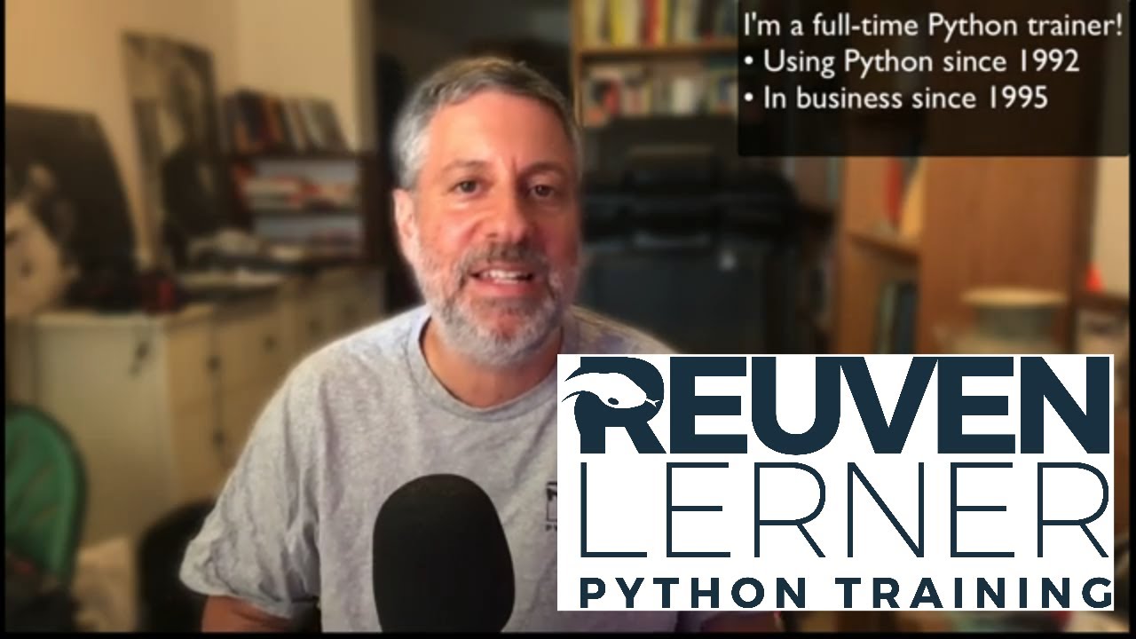 Reuven Lerner Python Training Pycon Apac 2022 Virtual Booth Youtube