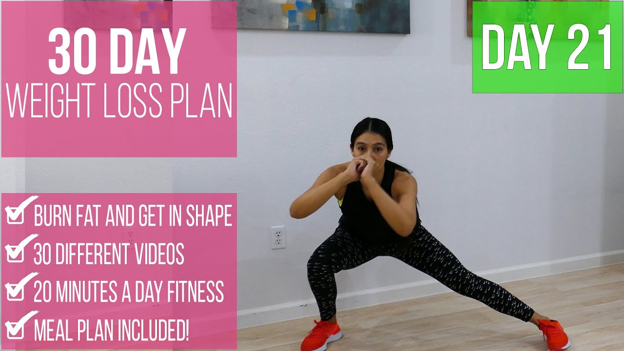 30 DAY WEIGHT LOSS PROGRAM DAY 21 | UNDER 20 MINUTES PER DAY | BURN FAT ...