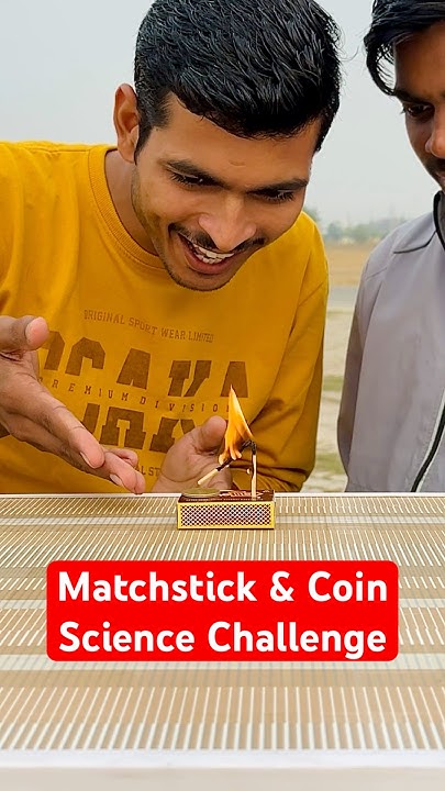Matchstick & Coin Challenge- Science Trick #challenge #shorts - YouTube Matchstick & Coin Challenge- Science Trick #challenge #shorts - YouTube