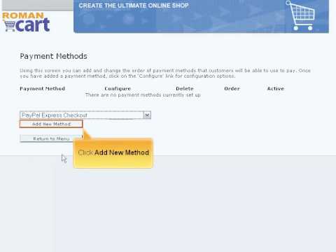 PayPal Express Checkout on RomanCart - YouTube