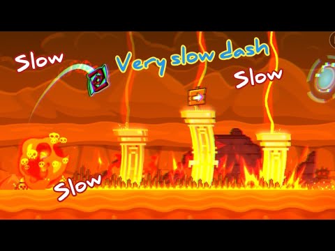 Dash but VERY SLOW | Geometry Dash 2.2 - YouTube