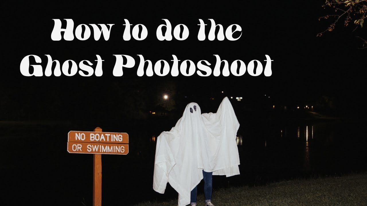 How to do the Viral Ghost Photoshoot Trend - YouTube