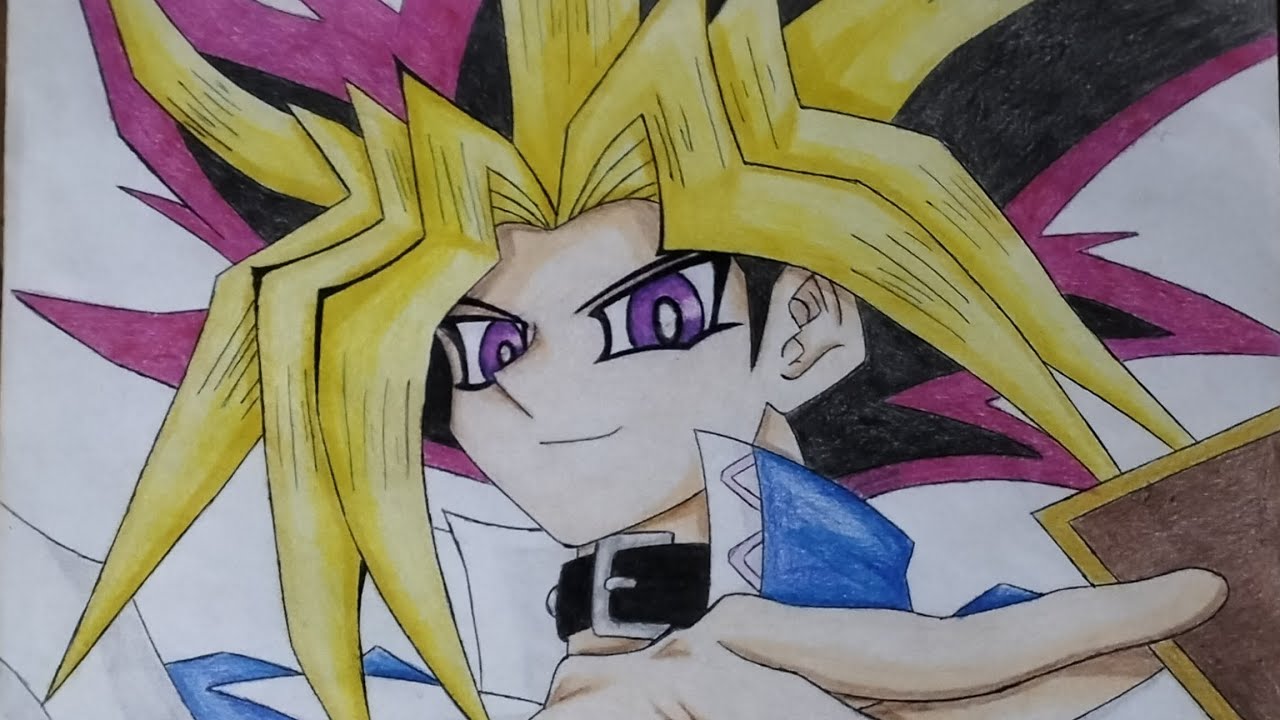 how to draw Yugi muto parte final #art #anime #animedrawing #viral # ...