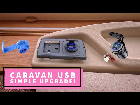 How To Install A Caravan USB Socket, Run Off 12 Volt Without Mains! 🔌 🔋 ...