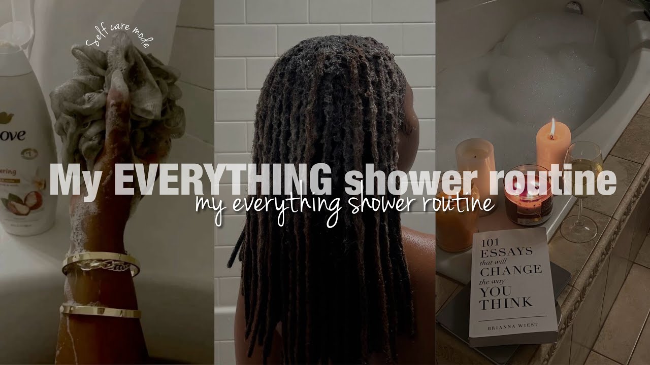MY EVERYTHING SHOWER ROUTINE + hygiene essentials| body care, skincare ...